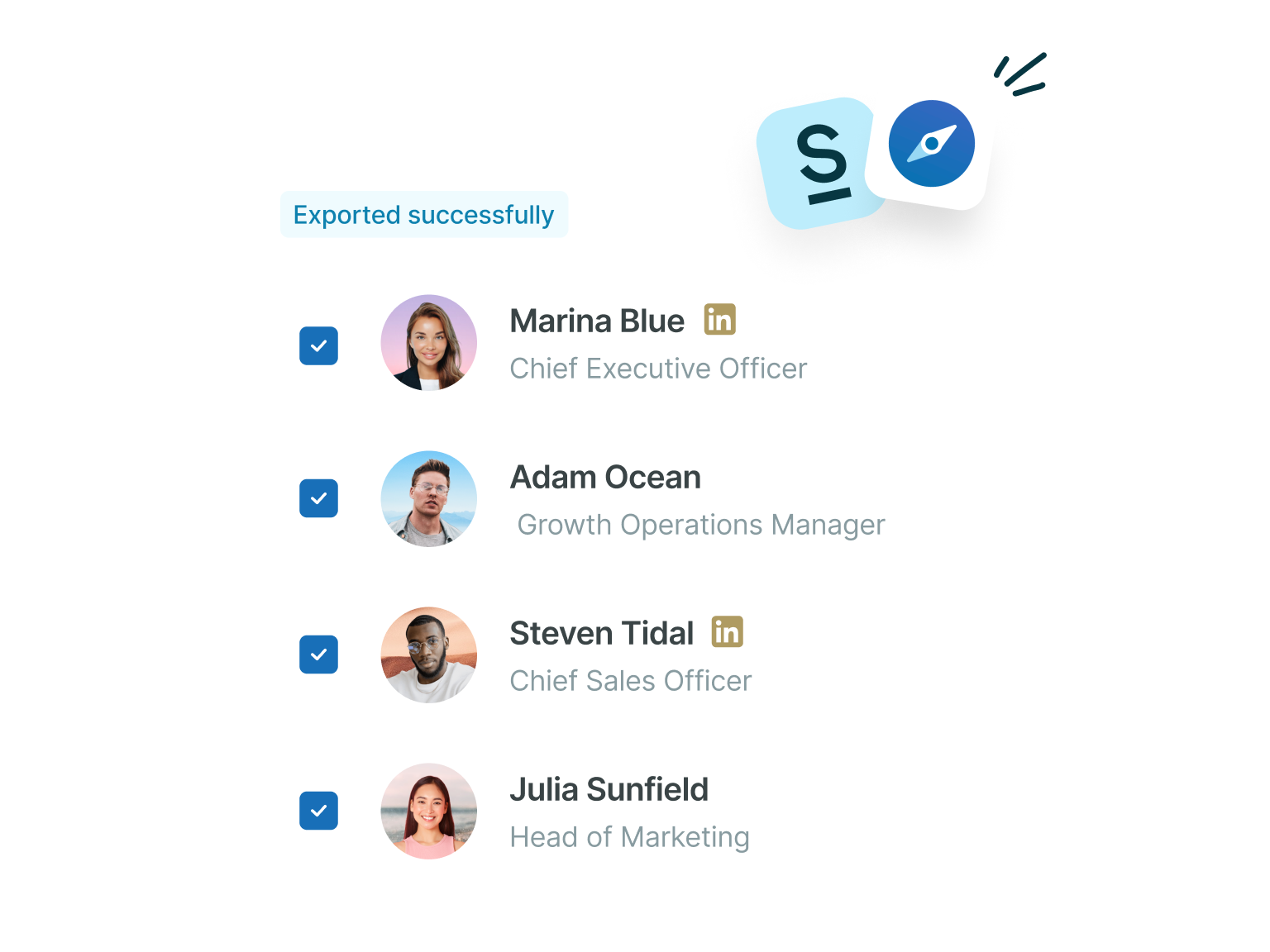 Add LinkedIn contacts to Google Sheets | SURFE