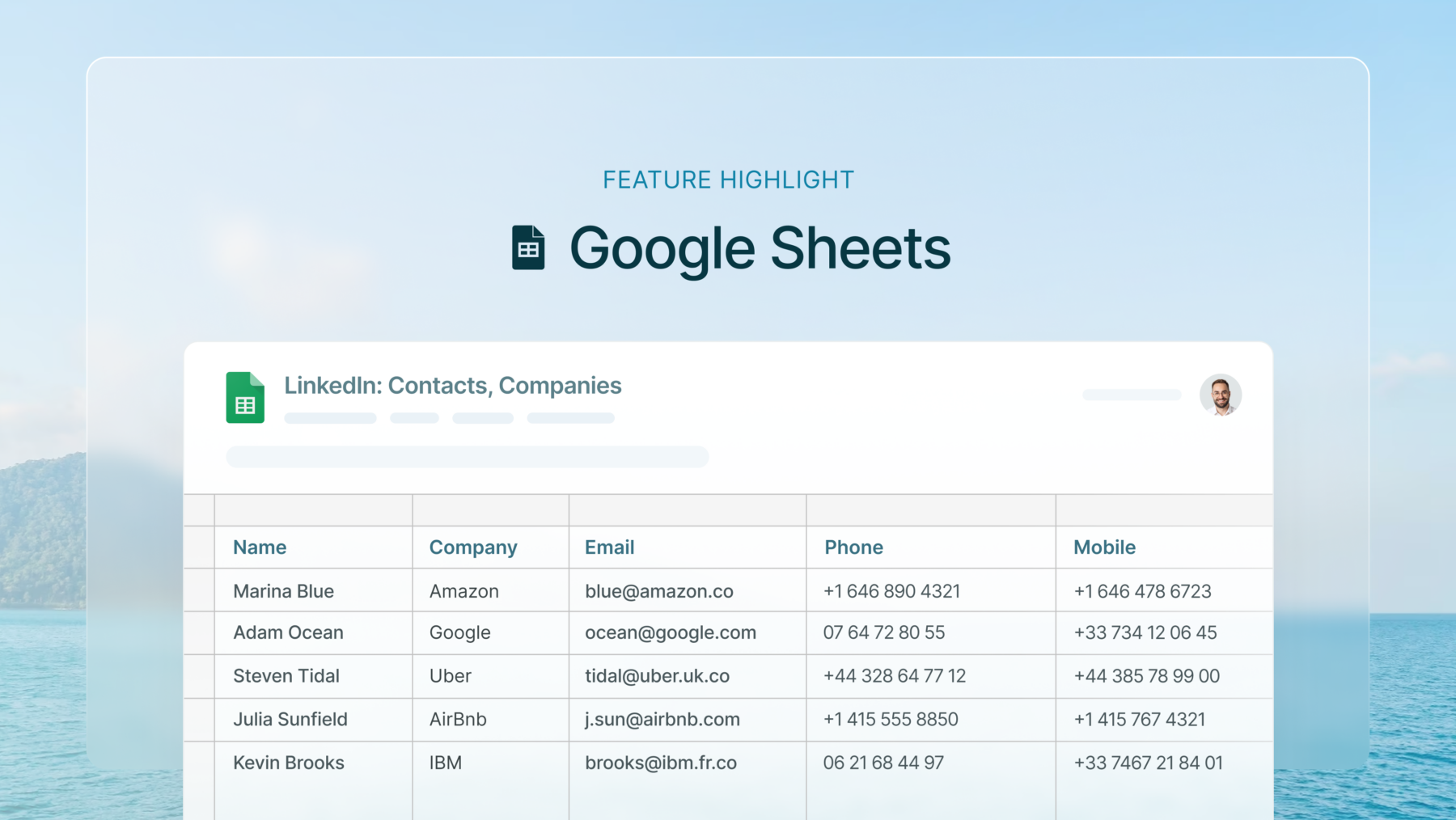 How to export LinkedIn contacts to Google Sheets - SURFE