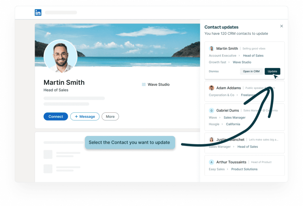 How to keep your CRM updated when contact data changes