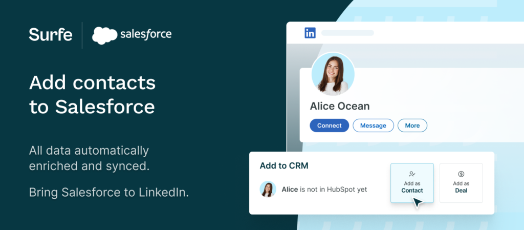How to Export LinkedIn Contacts to Salesforce - SURFE