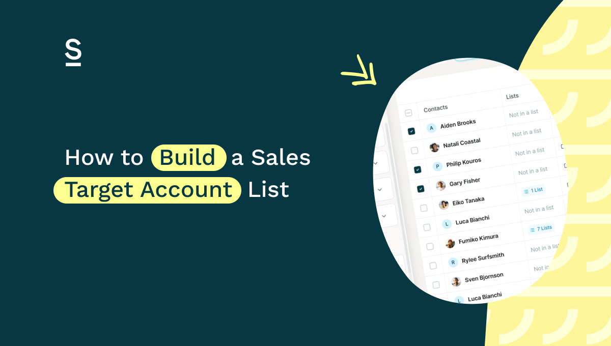 How to Build a Sales Target Account List - SURFE